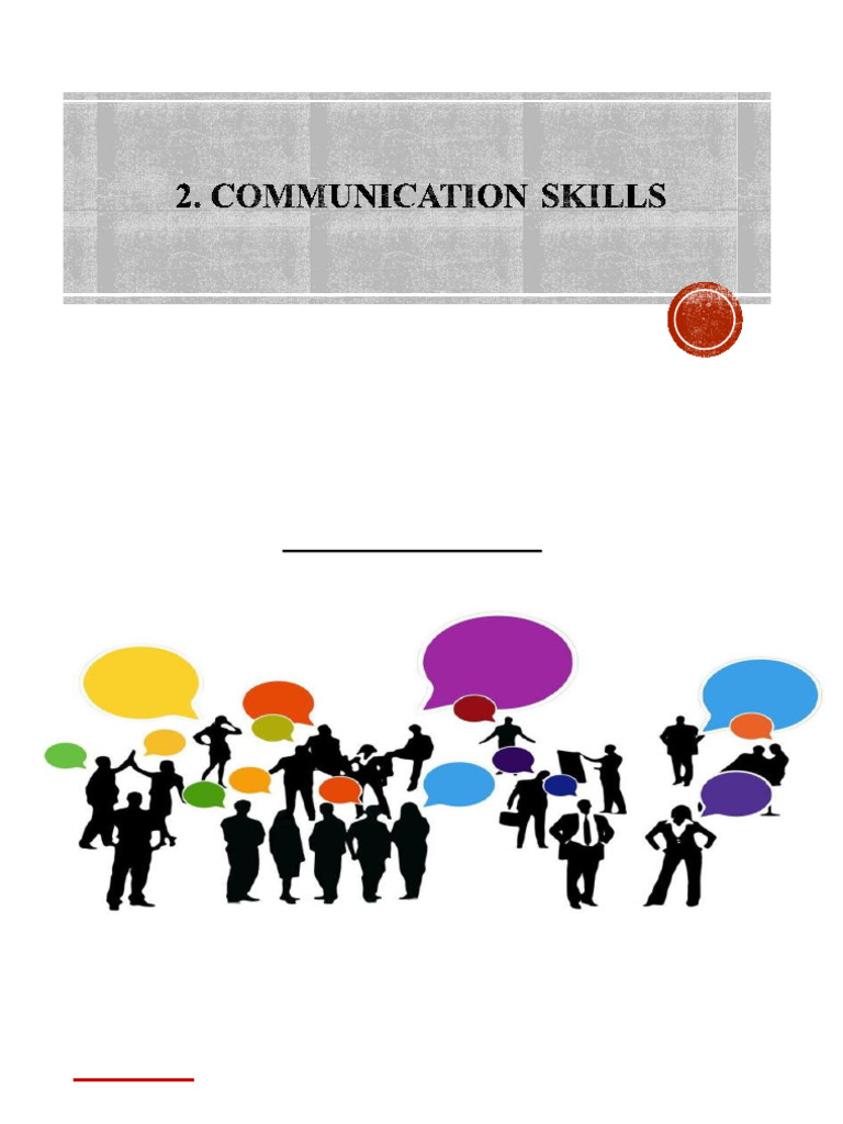 Communication Skills | PDF | Communication | Nonverbal Communication