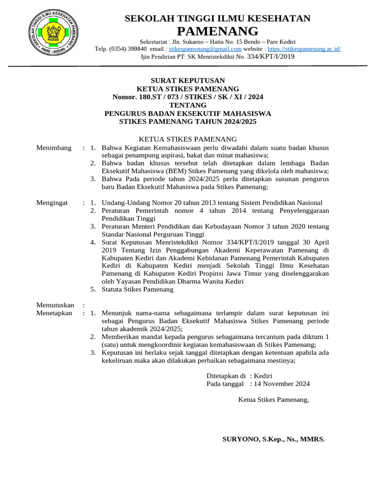 SK - Bem 24-25 | PDF