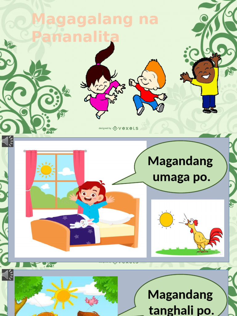 Magagalang Na Pananalita | PDF