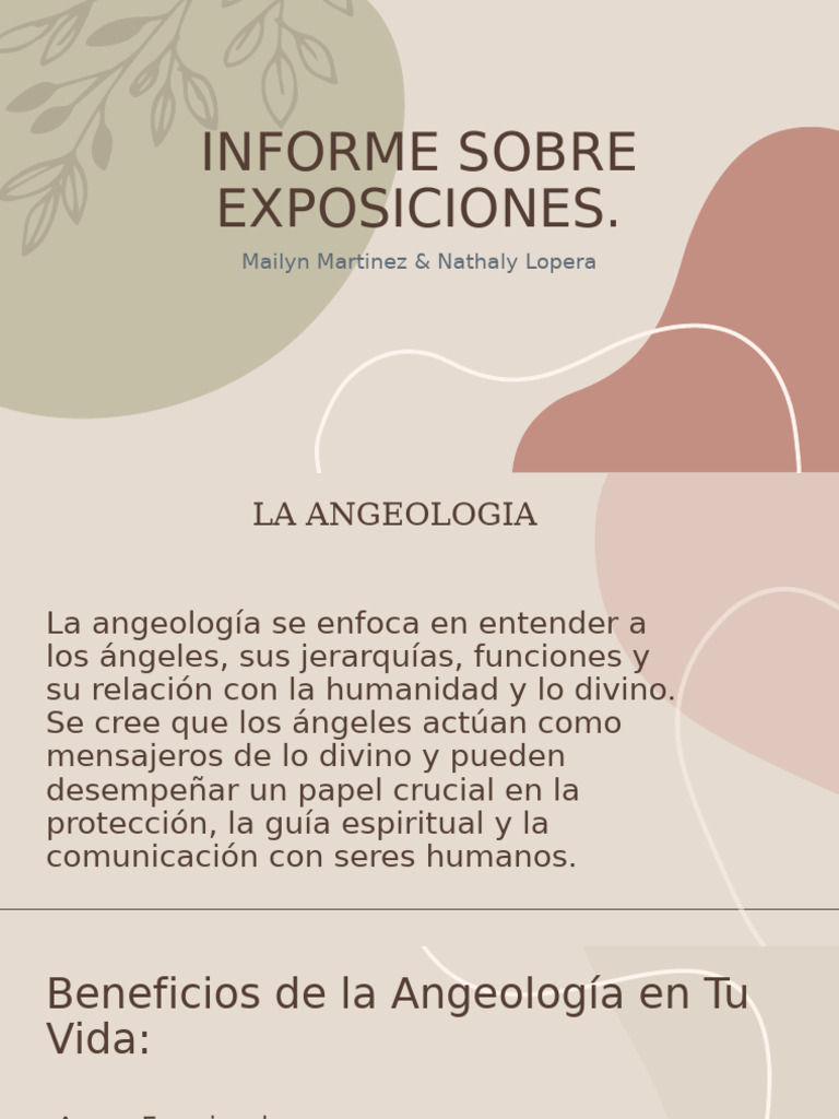 Informe Sobre Exposiciones | PDF | Desarrollo personal