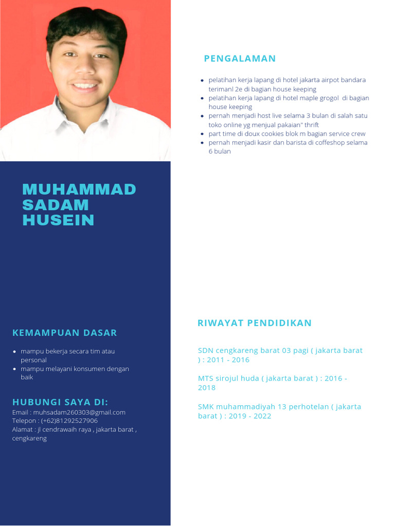 CV Sadam - PDF 2 | PDF