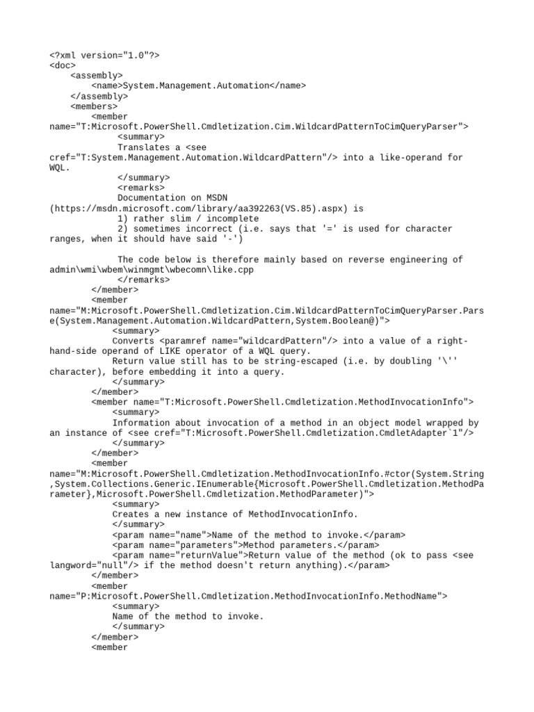 PowerShell Cmdletization Overview | PDF | Method (Computer Programming) | Parameter (Computer ...