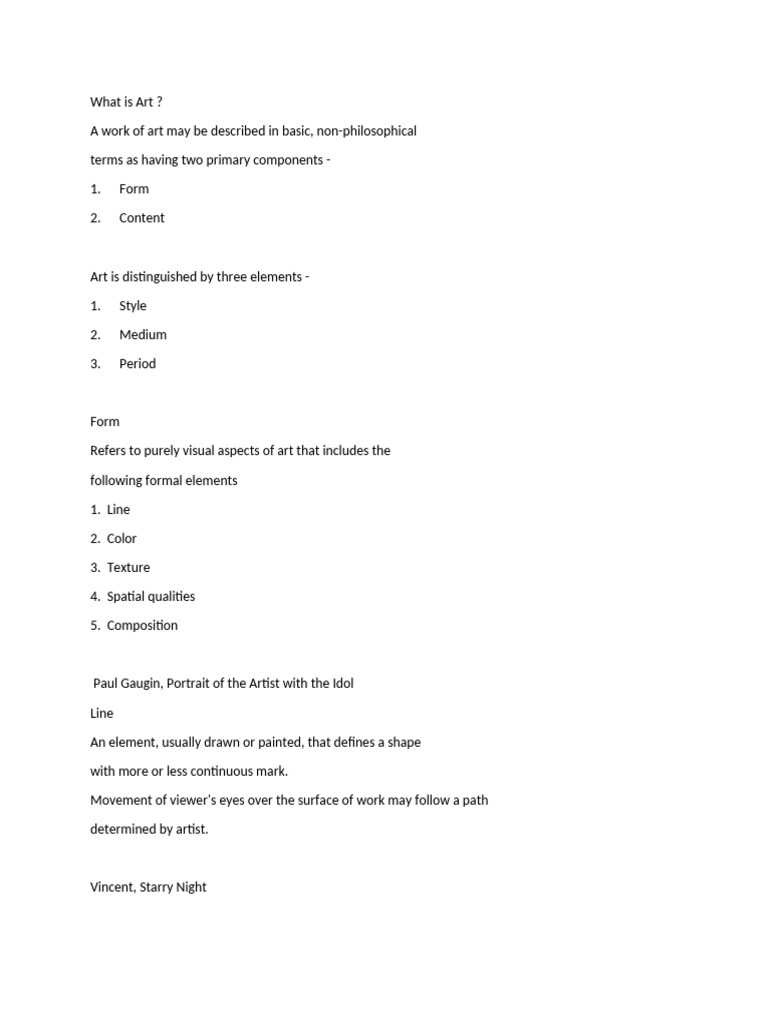 What Is Art Text | PDF | Color | Composition (Visual Arts)