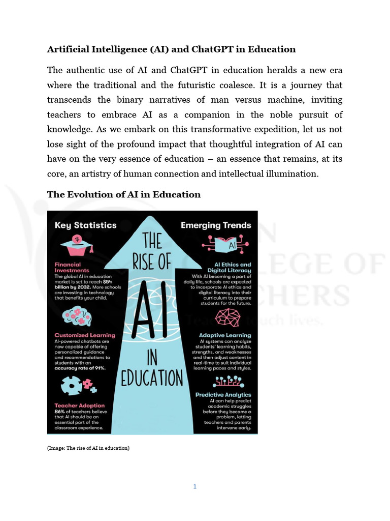 ChatGPT AI Integration in ELT - 120-Hour TEFL1 | PDF | Intelligence (AI ...
