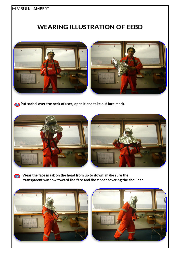 Donning of EEBD | PDF