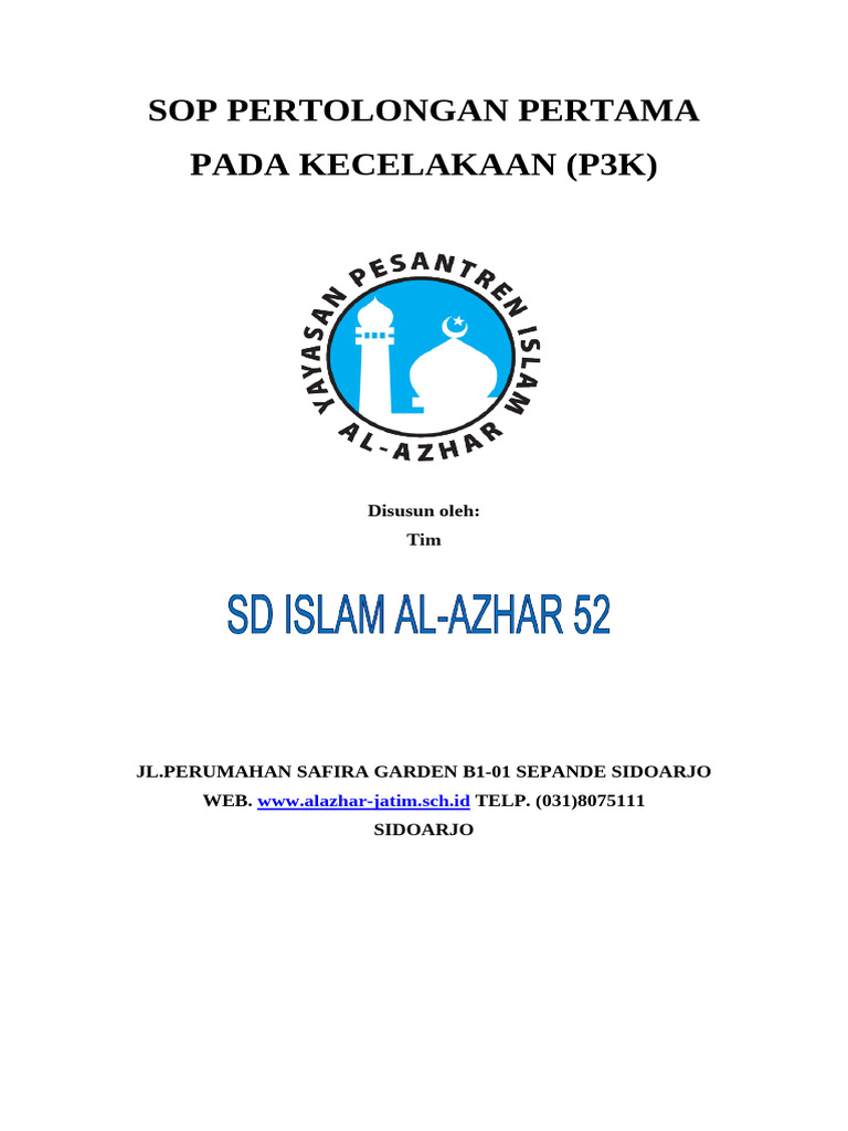 Sop P3K Al Azhar 52 Sidoarjo | PDF