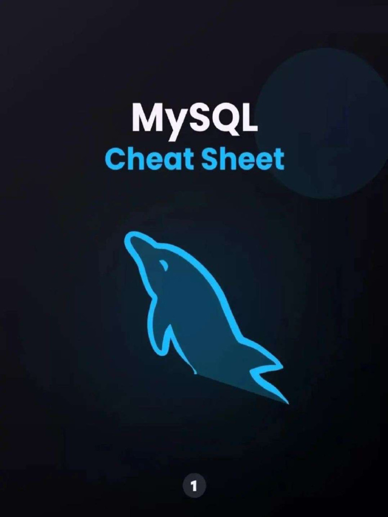 MySQL Cheat Sheet | PDF