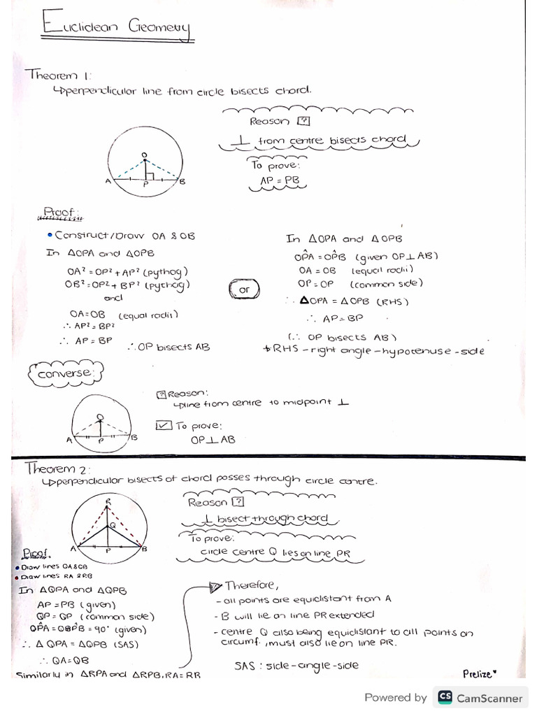 Euclidean Notes | PDF