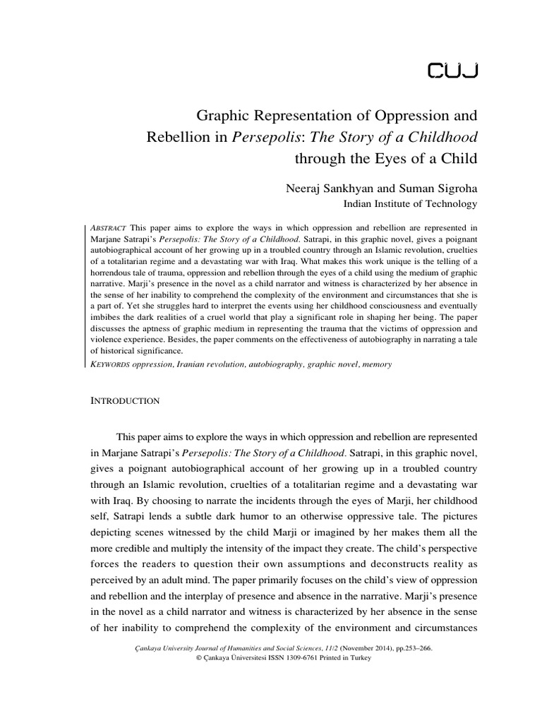Graphic Representation of Oppression and | PDF | Comics
