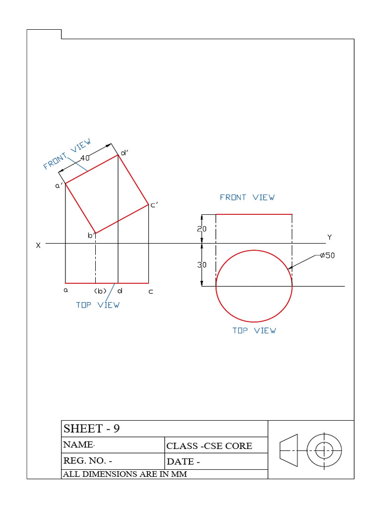 Sheet - 9: Name-Class - Cse Core H REG. NO. - 508 DATE - 6/3/2024 | PDF