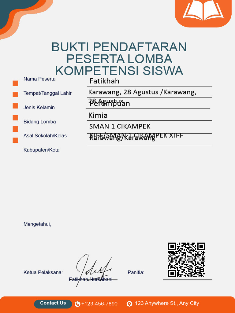 Bukti Pendaftaran | PDF