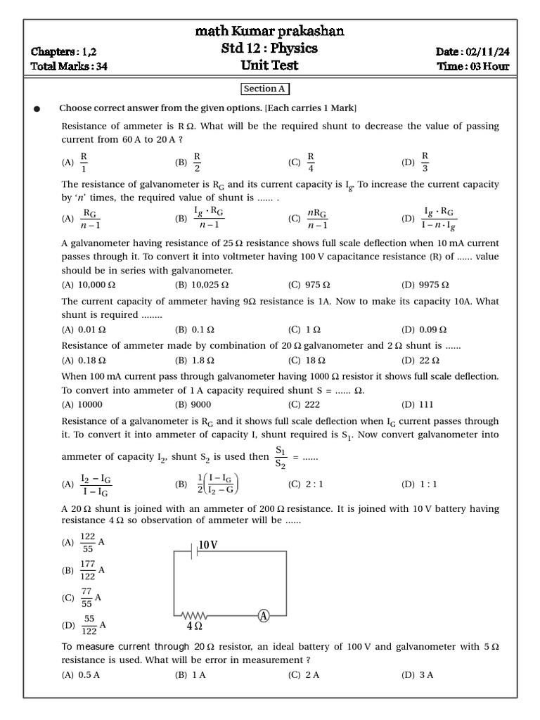 ch 4 phy 2 | PDF | Magnetic Field | Electron