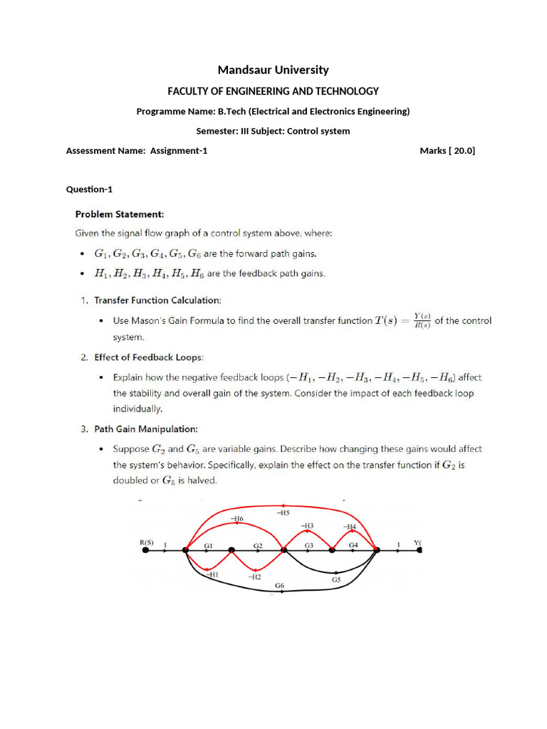 Assign 1 Control | PDF
