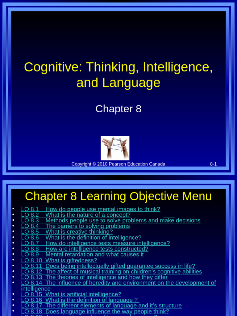 Ch08 Cognition Cicc Psych Ce | PDF | Intelligence Quotient | Intellectual Giftedness