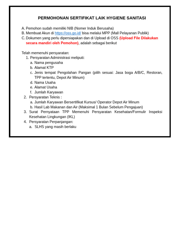 Permohonan SLHS, Label Dan Sls | PDF