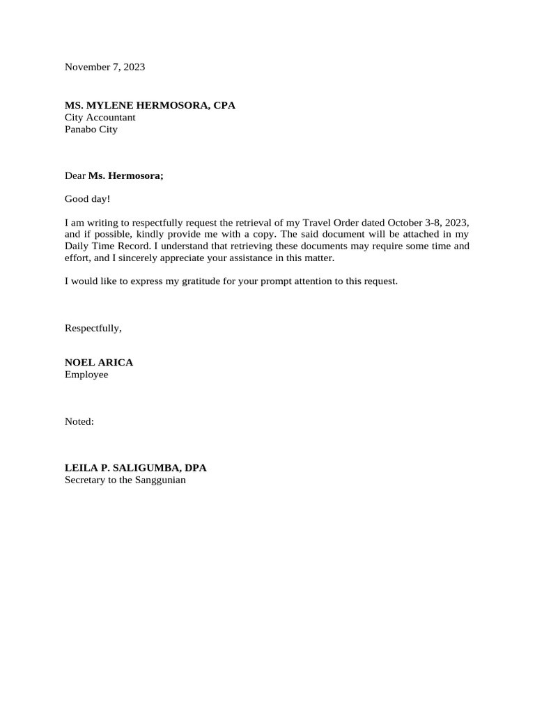 Request for Retrieval | PDF