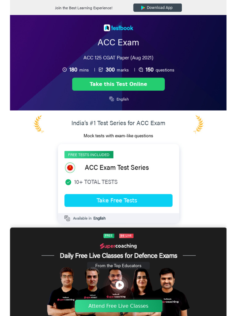 ACC 125 CGAT Paper (Aug 2021) | PDF | Career & Growth | Technology ...