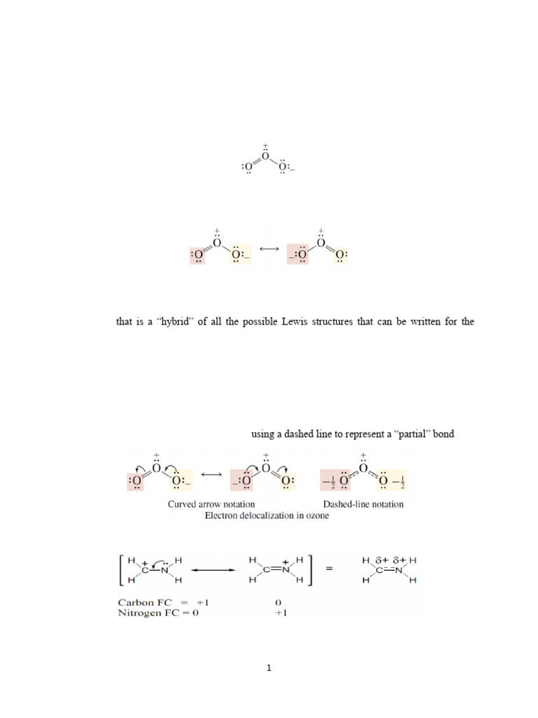 CH2NH2 Resonance Structures Explained | PDF | Science & Mathematics