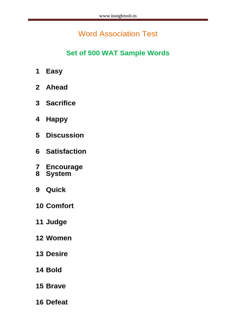 Wat Words | PDF