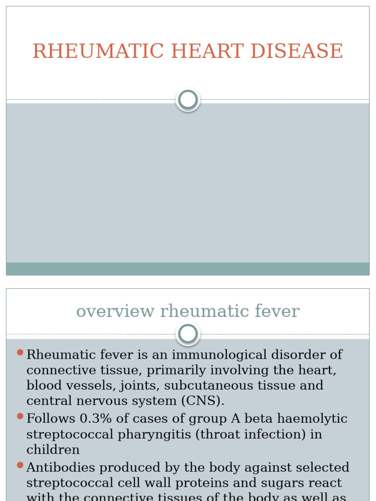 04.rheumatic Heart Disease | PDF | Causes Of Death | Epidemiology
