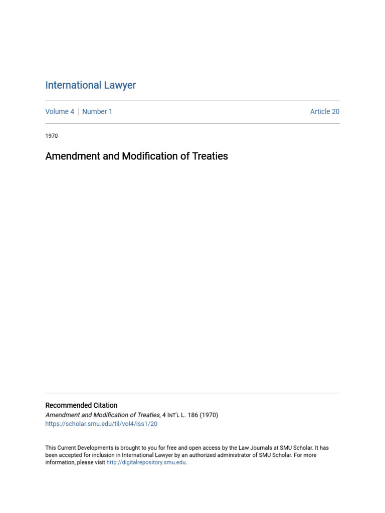 Sample Amendment Letter Format | PDF | Treaty | International Law