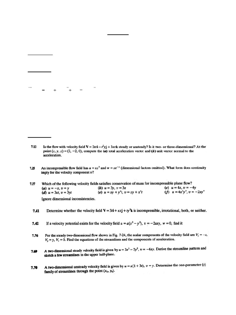 Stagnation Points in Fluid Flow Analysis | PDF | Teaching Methods ...