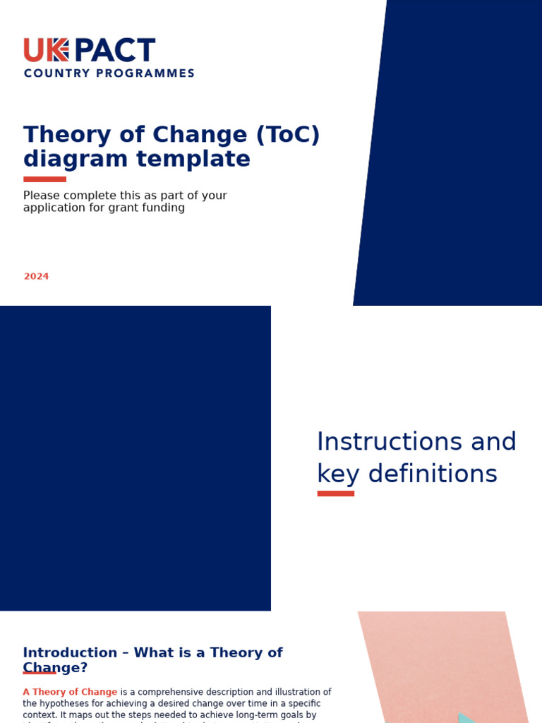 UK PACT Project ToC Form | PDF | Cognition