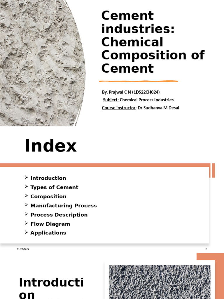 CPI Cement Composition | PDF | Cement | Concrete