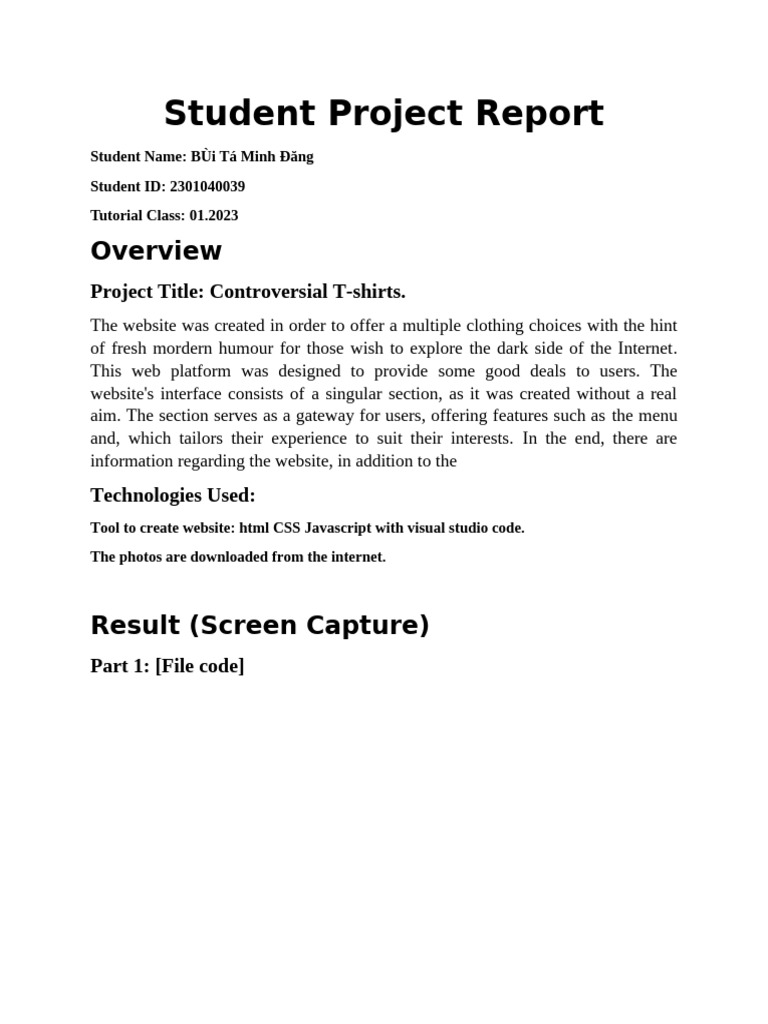 Project Report | PDF