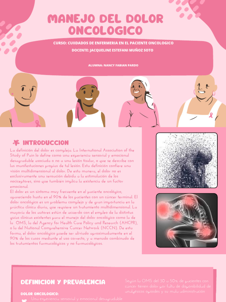Cuidados del Dolor Oncológico | PDF | Dolor | Oncología