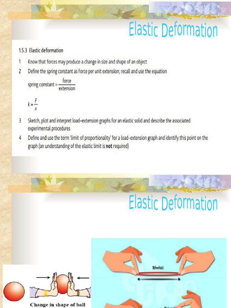 Elastic Deformation | PDF