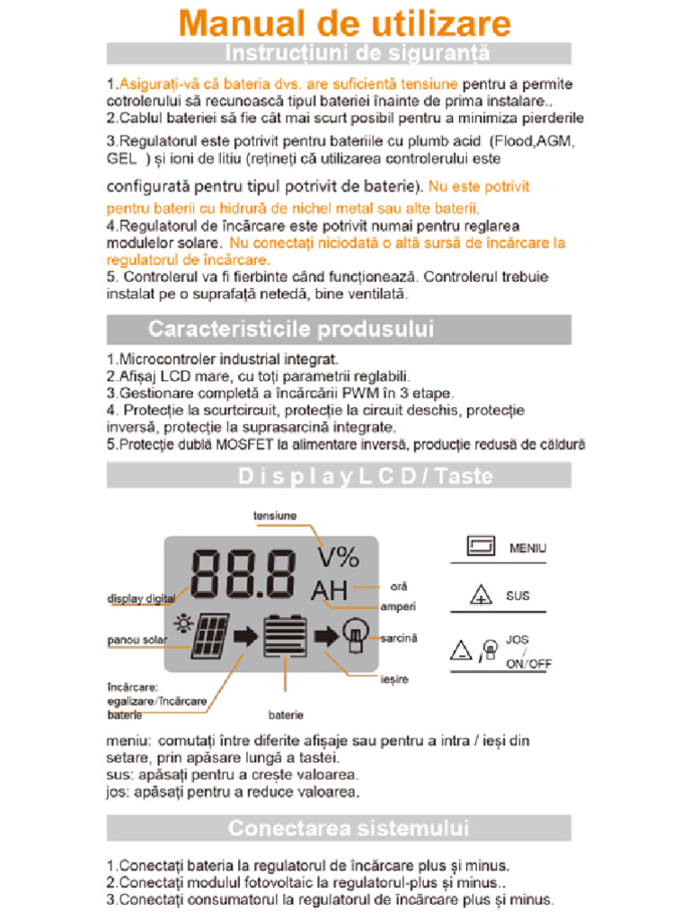 Manual de Utilizare BK87479 | PDF