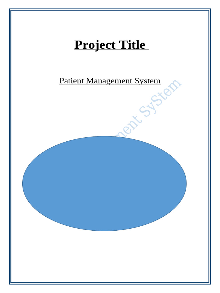 Patient Management System | PDF | User (Computing) | Databases