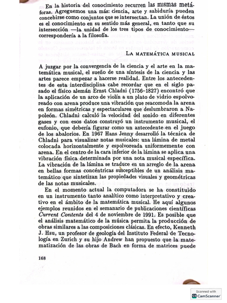 Matemáticas Musical | PDF