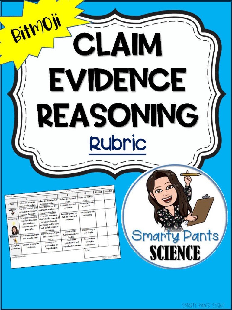Claim Evidence Reasoning Cer Rubric Edit Able | PDF | Writing | Human ...