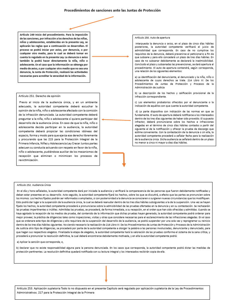Procedimientos de Sanciones Ante Las Juntas de Protección | PDF | Justicia | Crimen y violencia