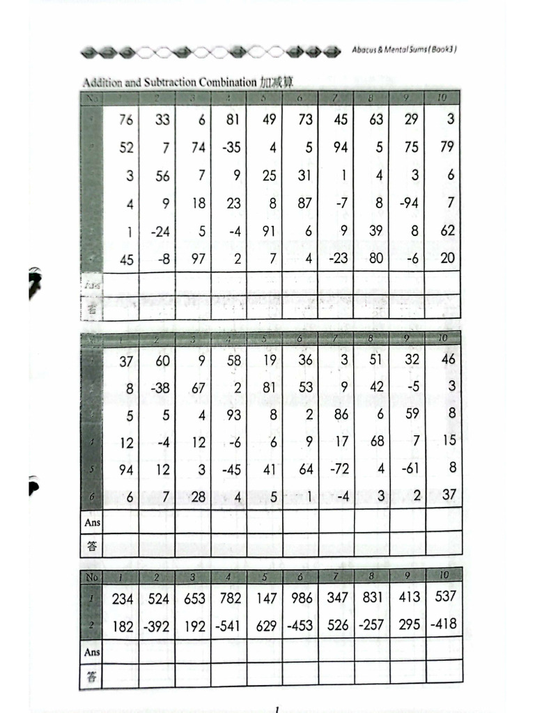 Abacus Book 3-2 | PDF