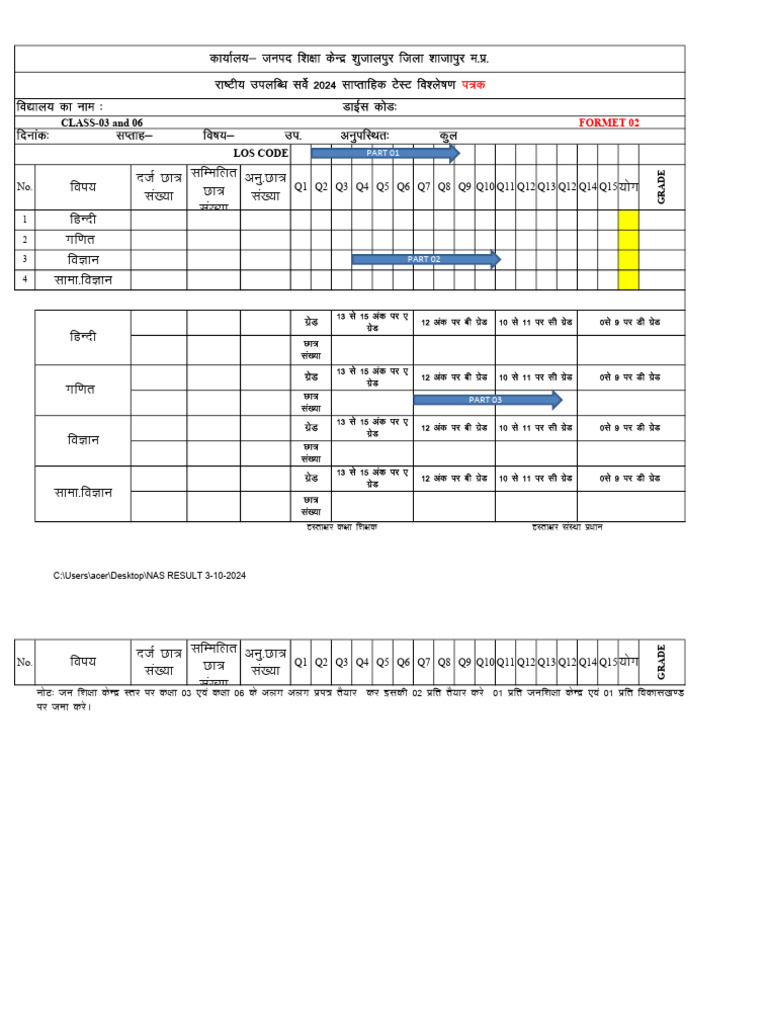 Class 6 Formet 02 | PDF