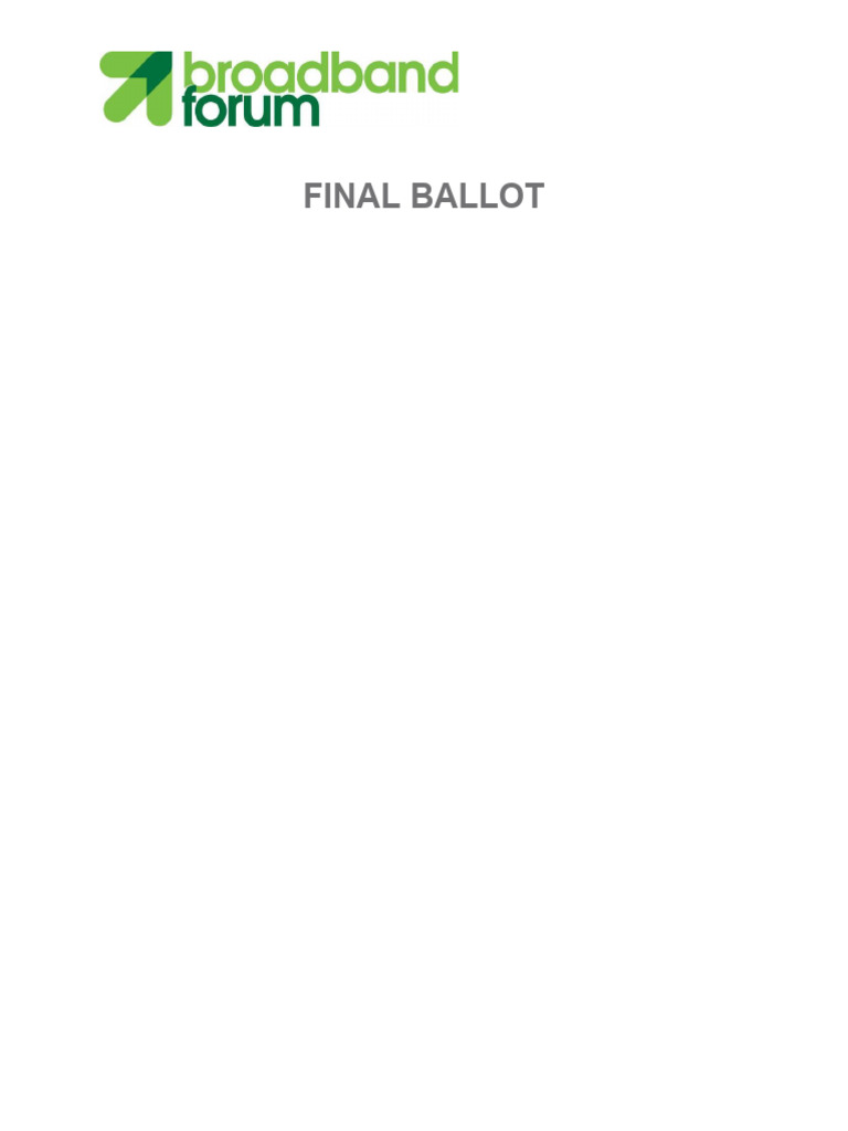 DTP 255i2 - Final Ballot - Rev 00 | PDF | Internet | Telecommunications ...