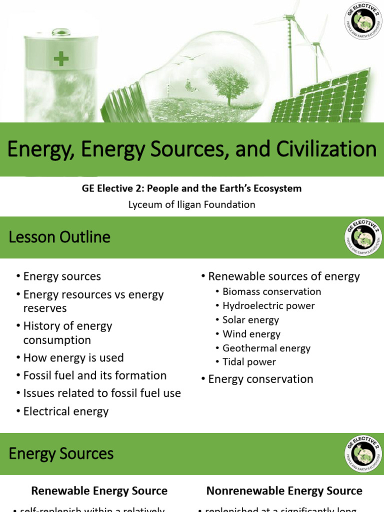 Energy, Energy Sources, and Civilization | PDF | Energy Development | Fuels