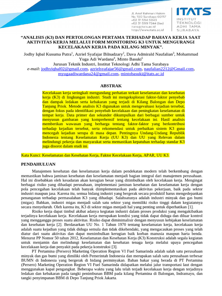 Uas - Kelompok X - K3 - Q | PDF | Teknologi & Rekayasa