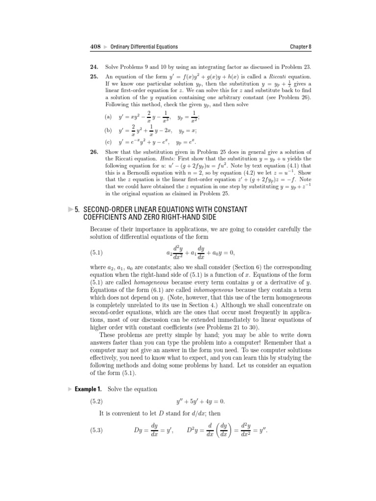 Boas-2nd Order de Topik 1 | PDF | Equations | Mathematical Concepts