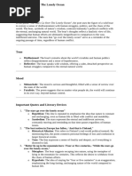 THE ROAD ANALYSIS | PDF | Poetry