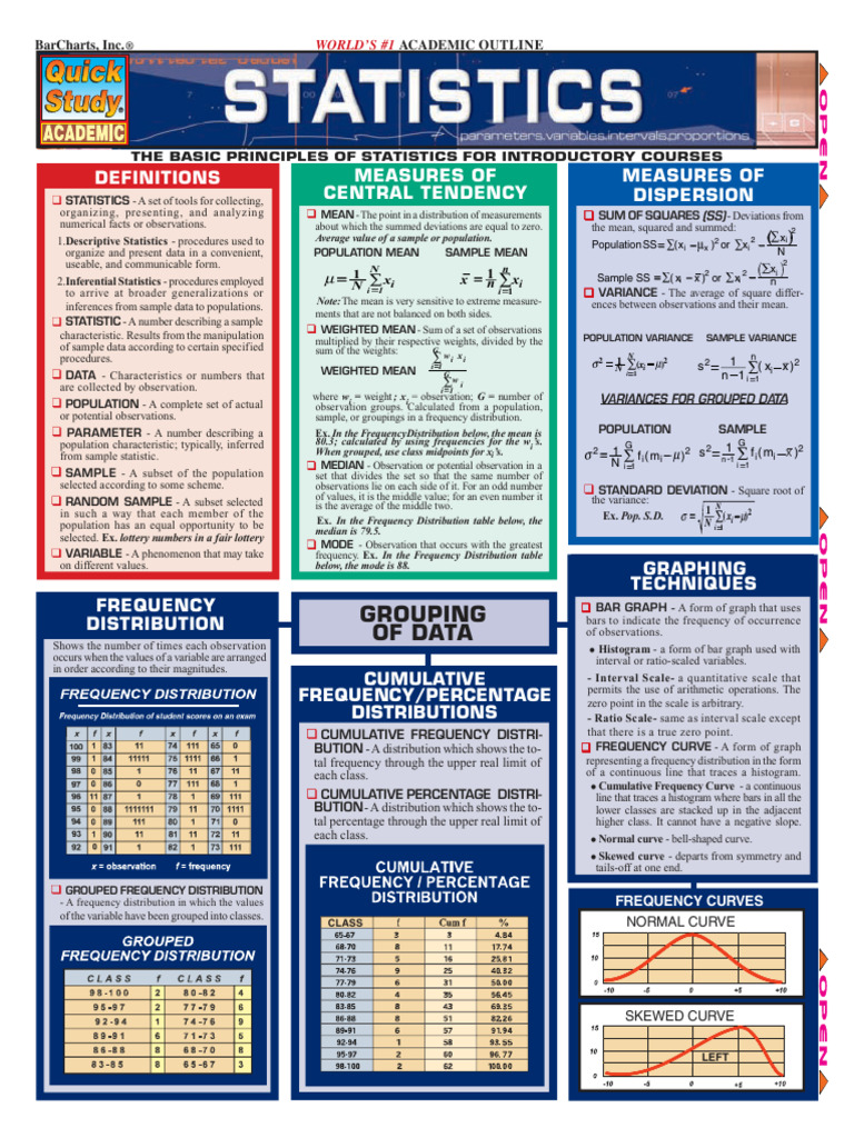 Basics of Statistics | PDF