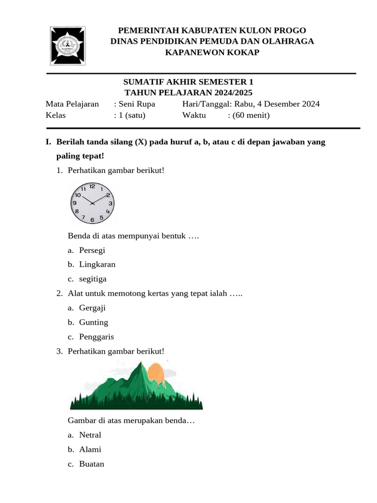 Seni Rupa Sas 1 | PDF