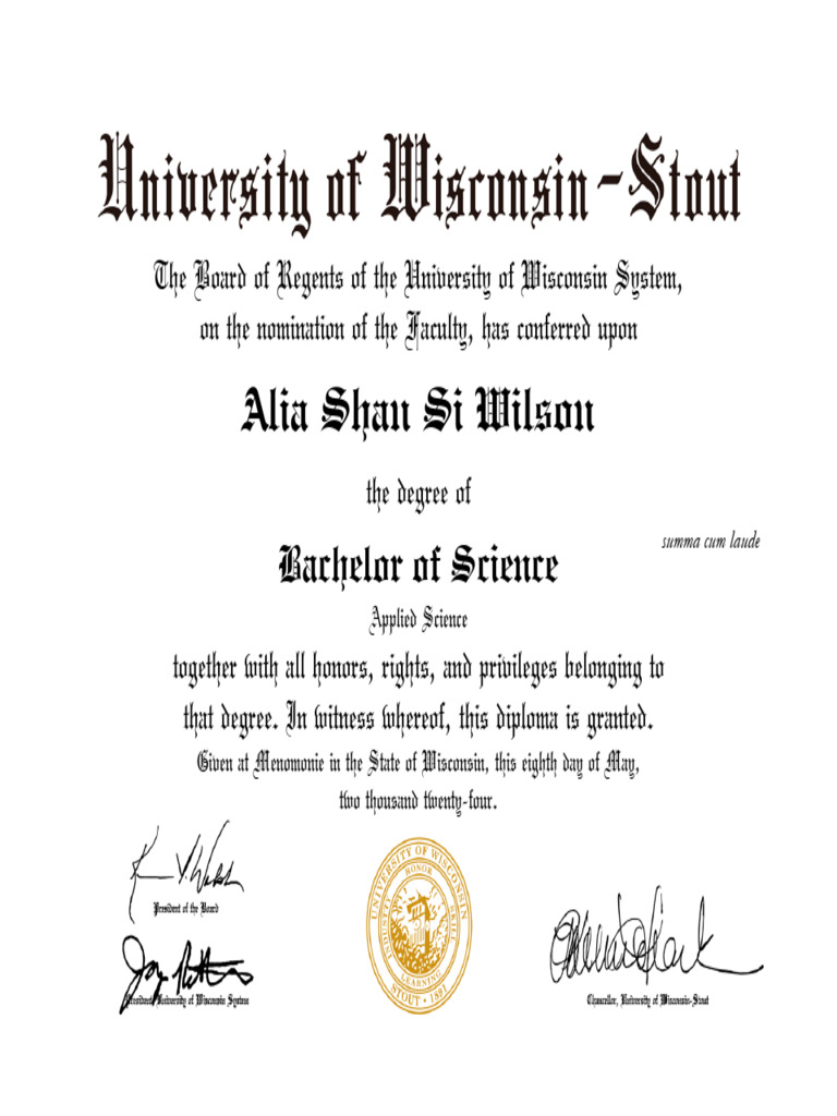 Stout Diploma | PDF