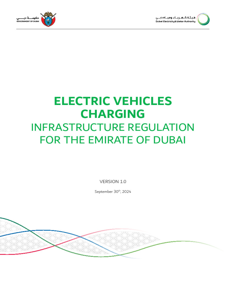 Dubai EV Charging Regulation 2024 | PDF | Electric Vehicle | Battery Charger