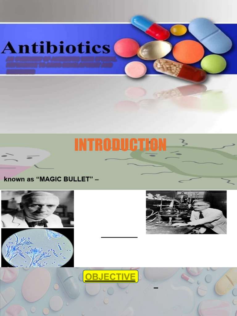 ANTIBIOTIC PPT FINAL For Me Best | PDF | Antimicrobial Resistance | Penicillin