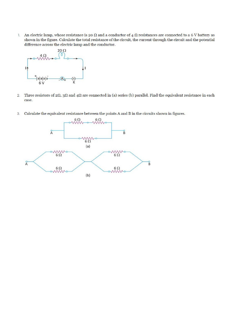 Test Combination of Resistor | PDF