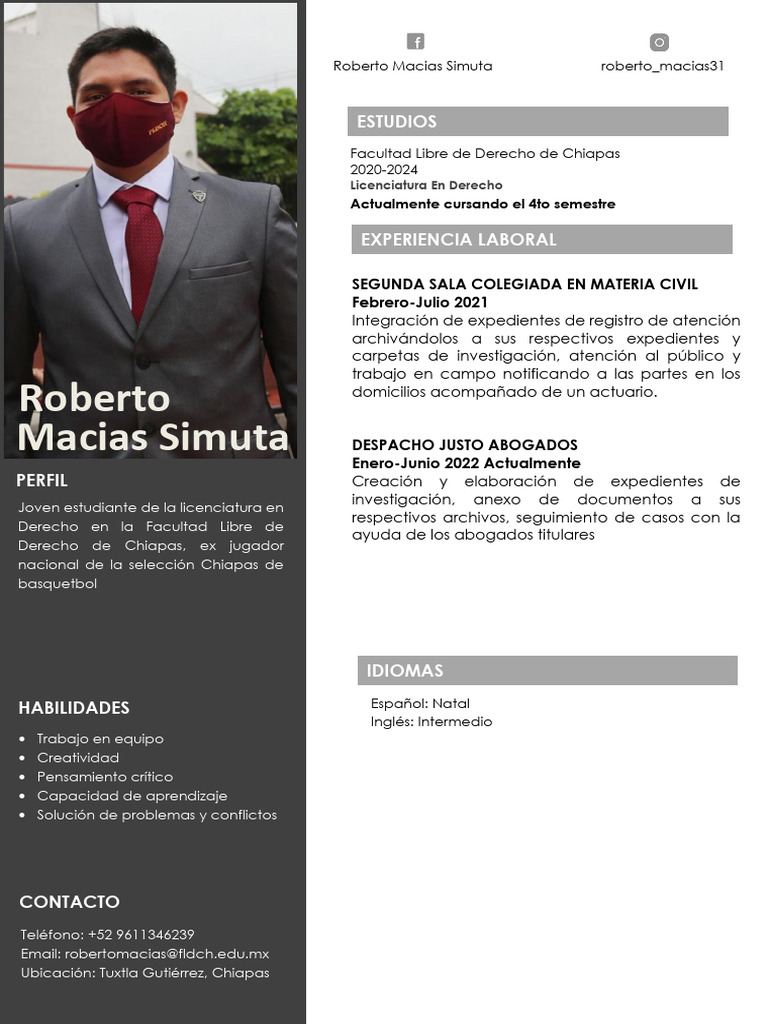Curriculum Roberto | PDF